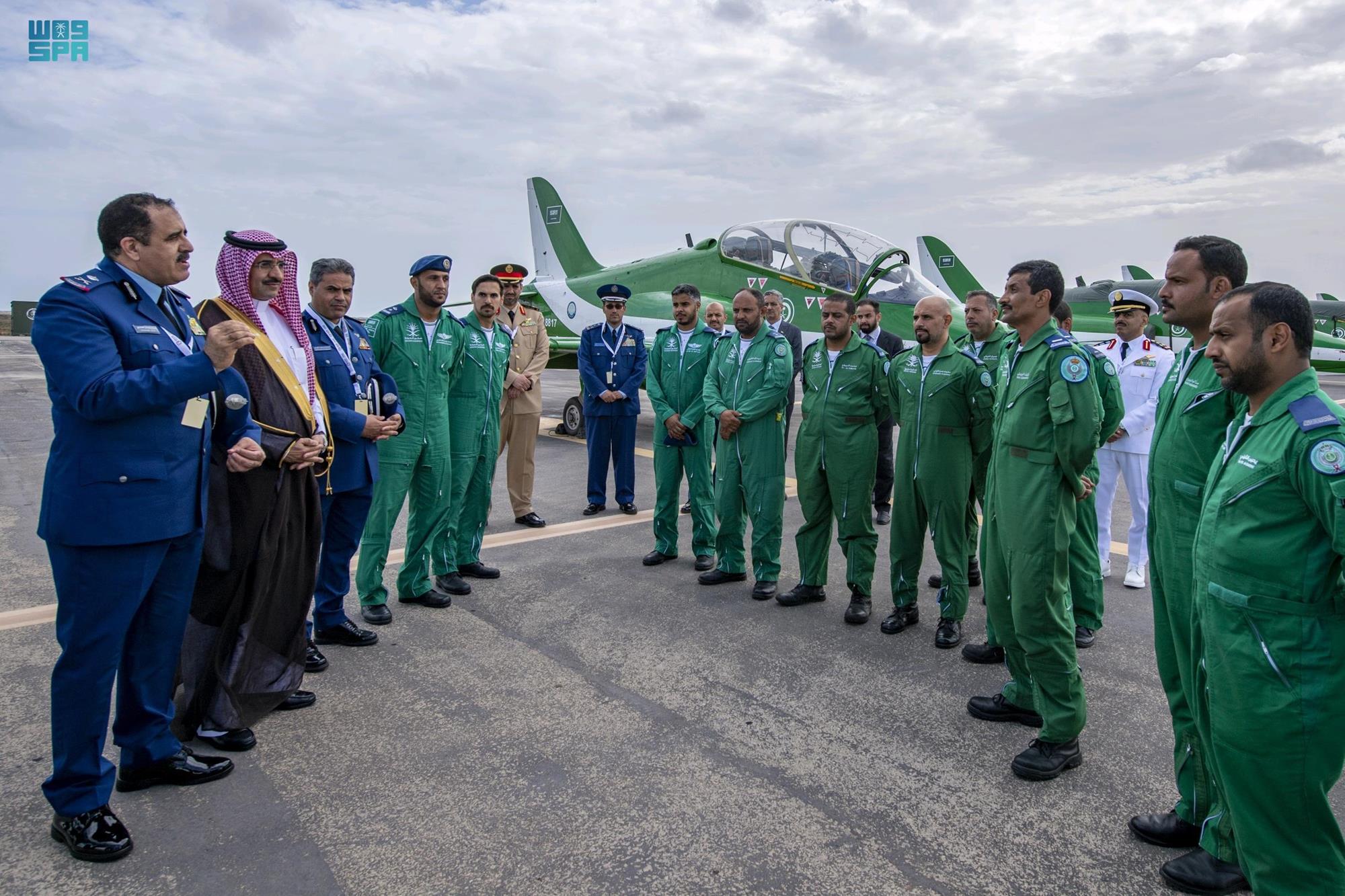 فريق الصقور السعودية يشارك في الدورة الثانية من المعرض الدولي للطيران بتونس